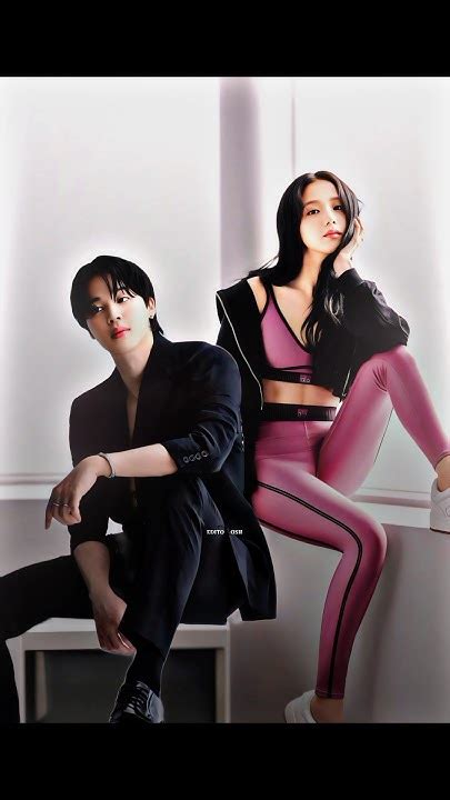 Jimsoo For Request 🔥👍🖤 Jimin Jisoo Blackpink Bts Editorrosh