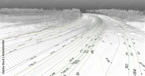 Digital Terrain Model Obtained From Lidar Scanning Results Bim Dtm