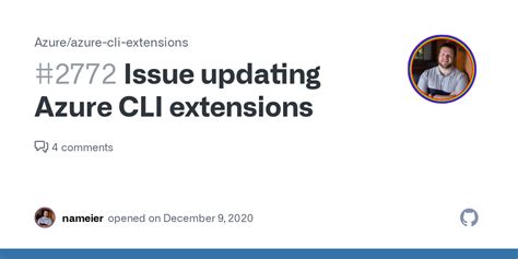 Issue Updating Azure Cli Extensions · Issue 2772 · Azureazure Cli Extensions · Github