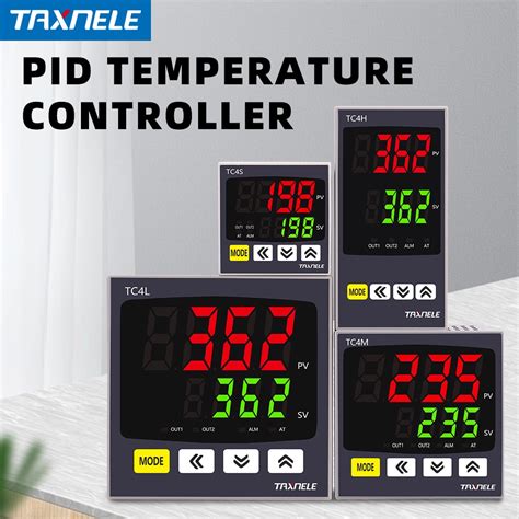 เทอรโมสตทดจทล PID เอาทพทค อนพตสากล TC S TC H TC L TC M ตวควบคมอณหภม รเลย SSR
