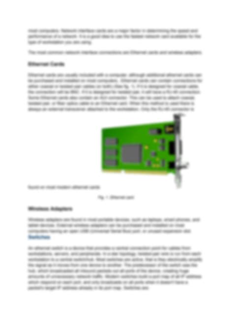Solution What Is Networking Hardware Studypool