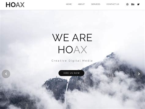 hoax Блог Шаблоны bootstrap bootstrapТема