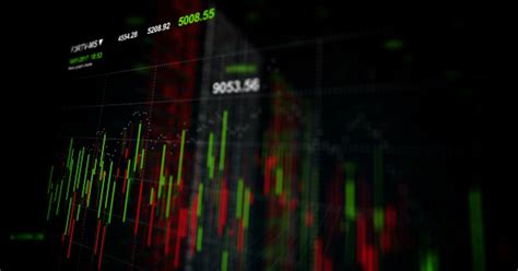 trade charts loop stock video envato elements