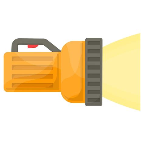 Premium Vector Rechargeable Searchlight Concept Portable Electric