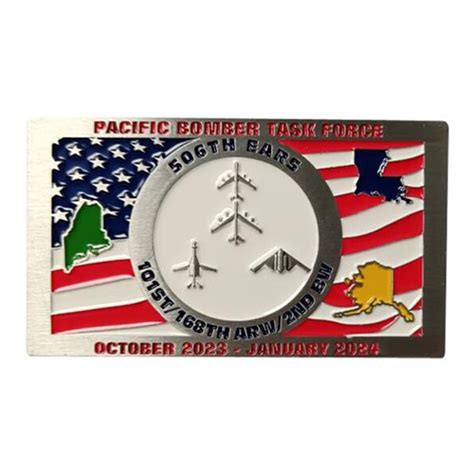 Pacaf Bomber Task Force Challenge Coin Pacific Air Force Coins