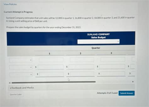 View Policies Current Attempt In Progress Studyx