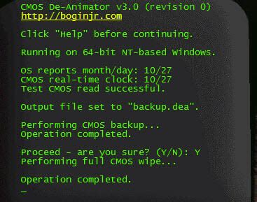 Reset BIOS Password For Lenovo ThinkPad Ideapad Yoga Etc