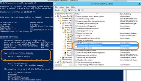 perform volume maintenance tasks security policy