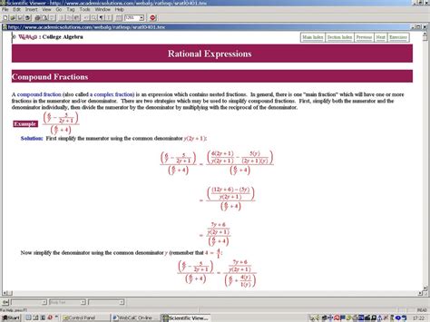 The Webmath Project Download Scientific Diagram