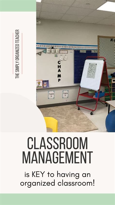 Components Of An Organized Elementary Classroom Classroom Organization Elementary Elementary
