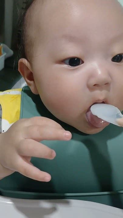 151일 5개월 이유식시작 유피스실리콘숟가락 Youtube