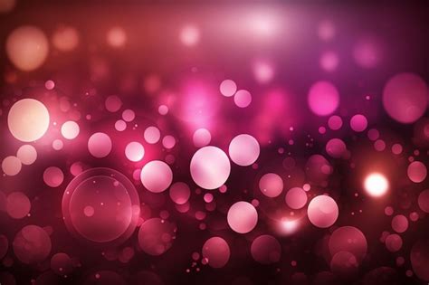Premium Photo Pink Bokeh Wallpaper