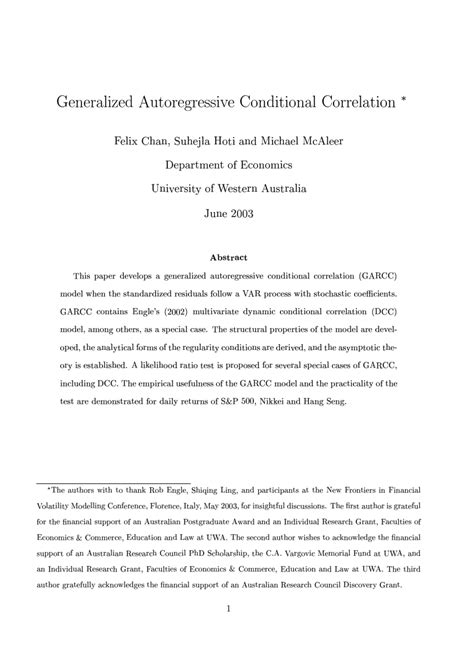 pdf generalized autoregressive conditional correlation