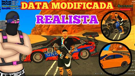 SAIU MINHA NOVA DATA MODIFICADA REALISTA PARA SAMP LAUNCHER DATA
