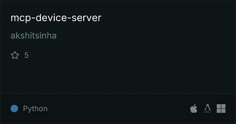 device mcp server glama