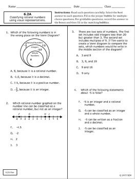 Classifying Rational Numbers By Route 22 Educational Resources TpT