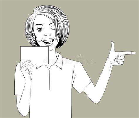 Female Pointing Hand Isolated On White Stock Vector Illustration Of
