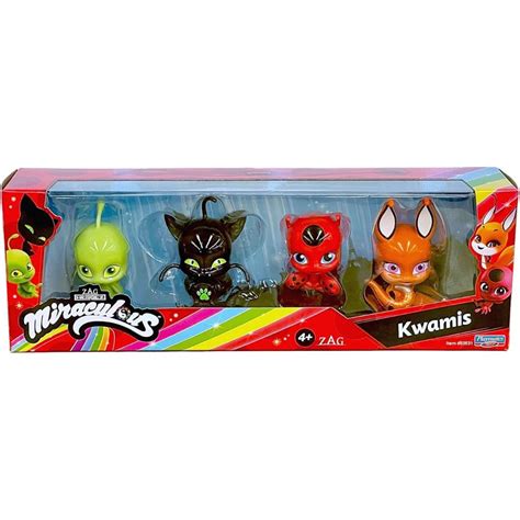 Miraculous Kwamis 4 Pack Mastermind Toys
