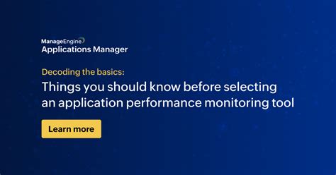 key considerations when choosing the right application performance
