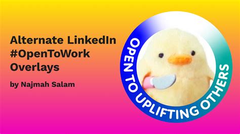 Alternative Opentowork Banners — ★ Najmah Salam