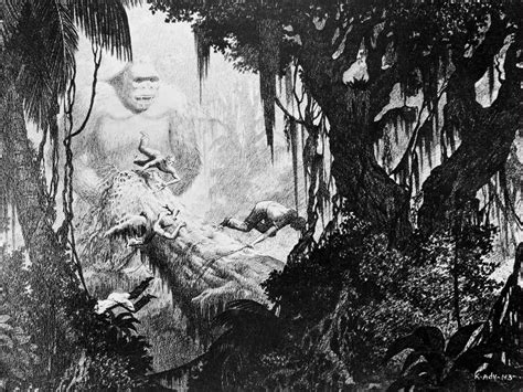 King Kong 1933 Concept Art Cool Monsters Classic Monsters King Kong
