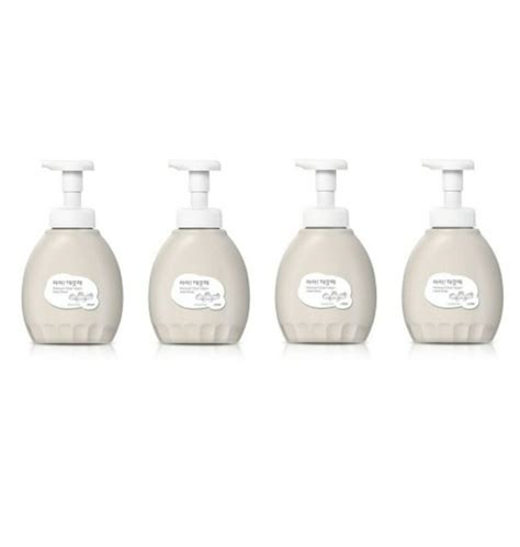 아이깨끗해 핸드워시 프리미엄 클린비건 무향 450ml 용기 X 4개 핸드워시 폼 핸드솝 거품형 손세정제 티몬
