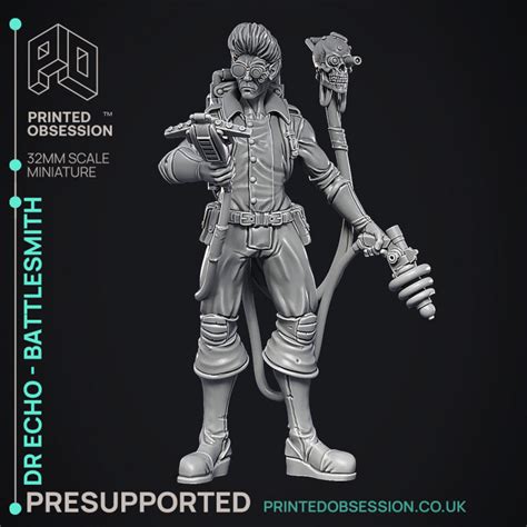 3d Printable Battlesmith Artificer Dr Echo Ghast Busters