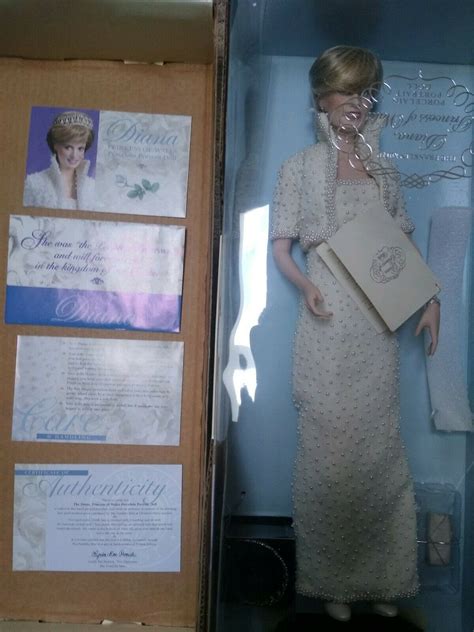 Mavin The Franklin Mint Doll Porcelain Portrait Diana Princess Of Wales