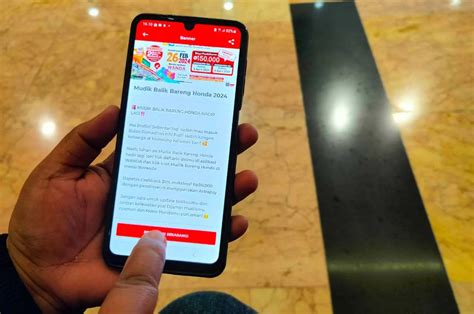 Hampir 700 Orang Pendaftar Mudik Balik Bareng Honda Lewat Aplikasi