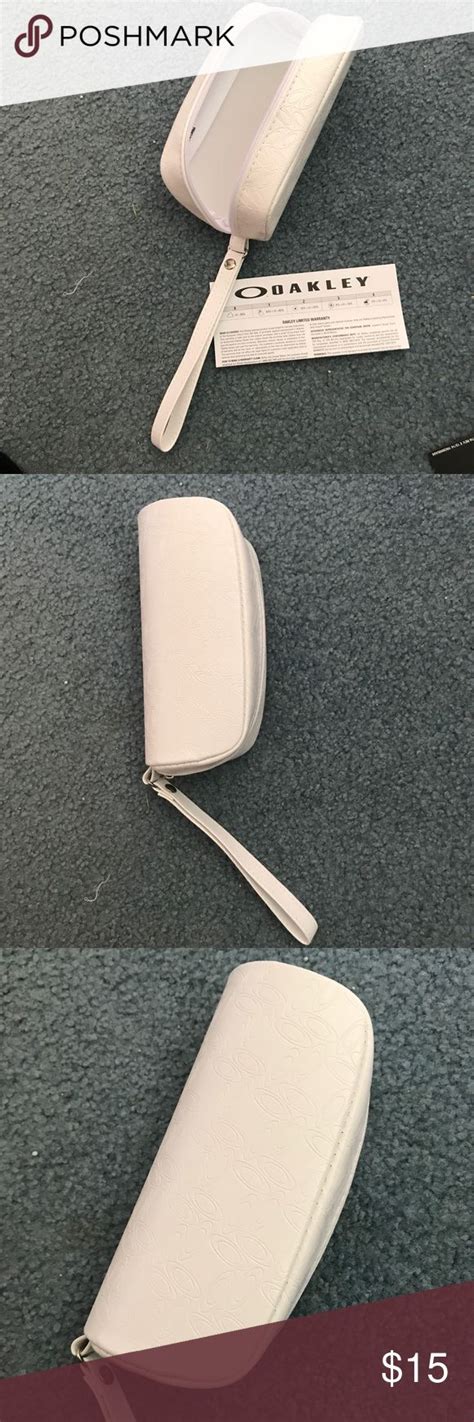 White Oakley Sunglasses Case