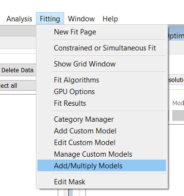Fitting Sasview Documentation