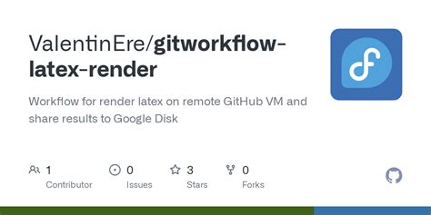 Github Valentineregitworkflow Latex Render Workflow For Render