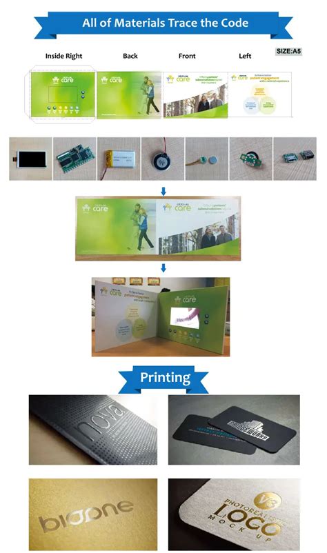 Gift Products Oem And Odm Services Lcd Brochure Screen Video Presentation Boxes Buy Video