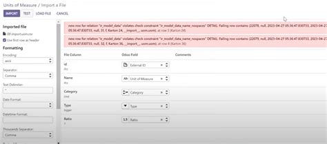 import master data unit of measures pada odoo 16 by batara