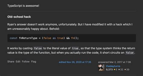 Even In The No Funny Business Land Of Typescript The Shenanigans Of Javascript Remain R