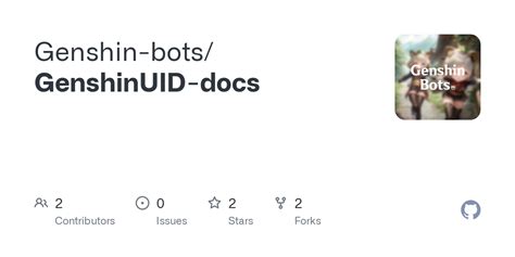 Github Genshin Botsgenshinuid Docs