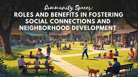 Community Spaces Roles And Benefits In Fostering Social Connections A Dazzleree