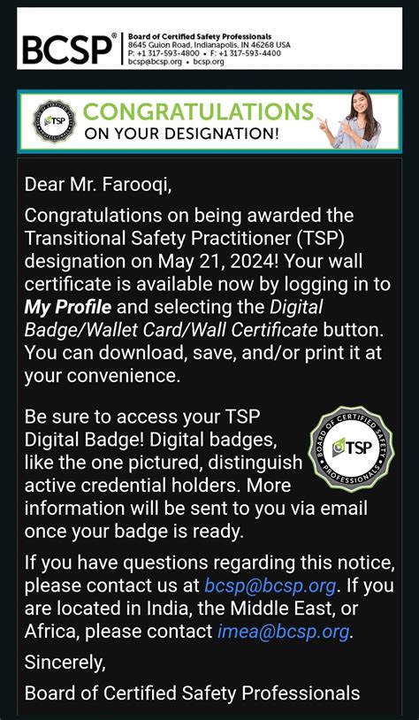 Abdul Rahman Farooqi Certiosh Tsp Bcsp On Linkedin On The Way To Csp