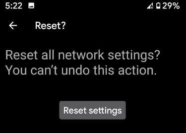 How To Reset Network Settings Pixel XL And Pixel