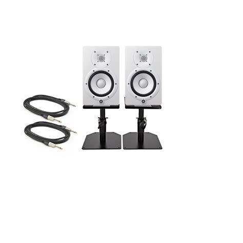 Yamaha Hs7 Active Studio Monitors Bundle White At Gear4music