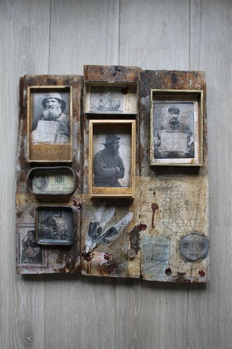 Found Object Art Found Art Altered Tins Altered Art Mixed Media