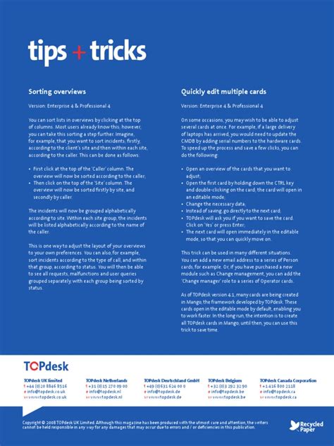 pdf tips and tricks sorting overviews dokumen tips