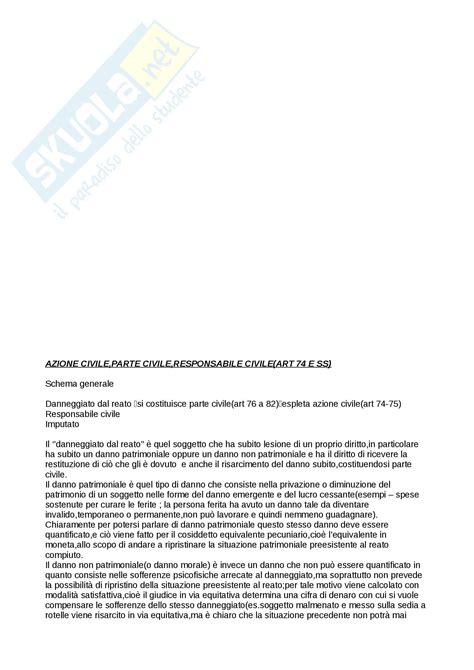 Schemi Appunti Di Procedura Penale
