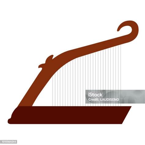 절연된 하프 악기 Classical Concert에 대한 스톡 벡터 아트 및 기타 이미지 Classical Concert