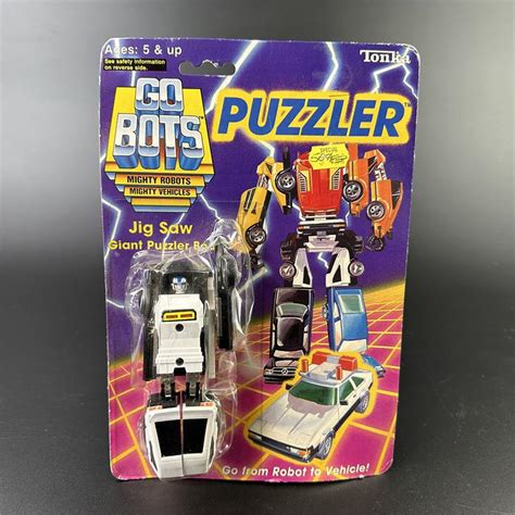 1985 Tonka Go Bots Jig Saw Giant Puzzler C1a