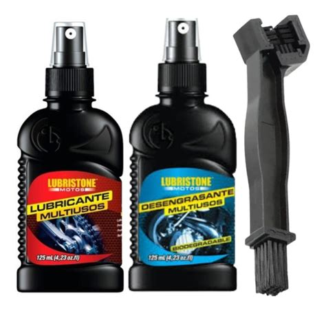 Kit Lubricante Cadenas Cepillo Desengrasante Moto Repuestos