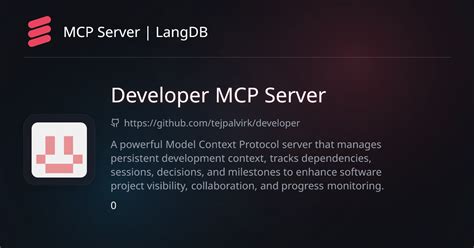 Developer Mcp Server Langdb