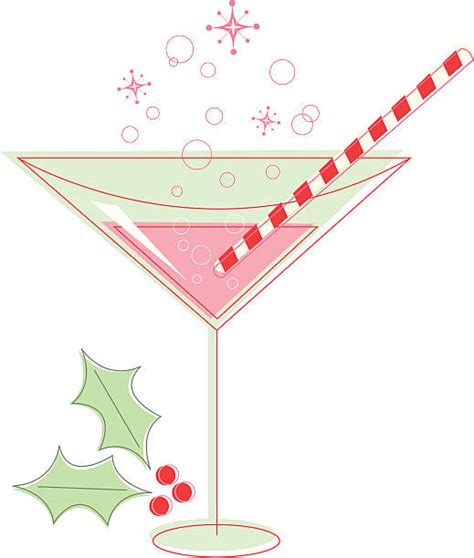 5500 Christmas Cocktail Stock Illustrations Royalty Free Vector