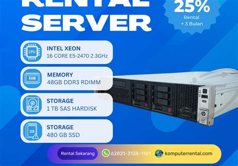 Sewa Server Hp Intel Xeon 16 Core Ram 48gb Ssd 480gb Bataviasindo Computer