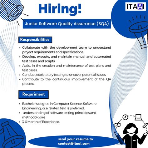 Itaai On Linkedin Sqa Qaengineer Softwareqa Softwartesting Jobpost Hiring Tech